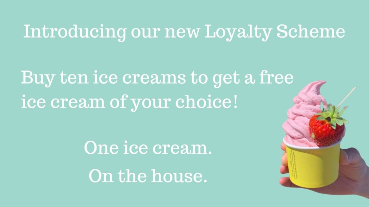 Ushering the bank holiday weekend with our new ‘Ice Cream Loyalty ...